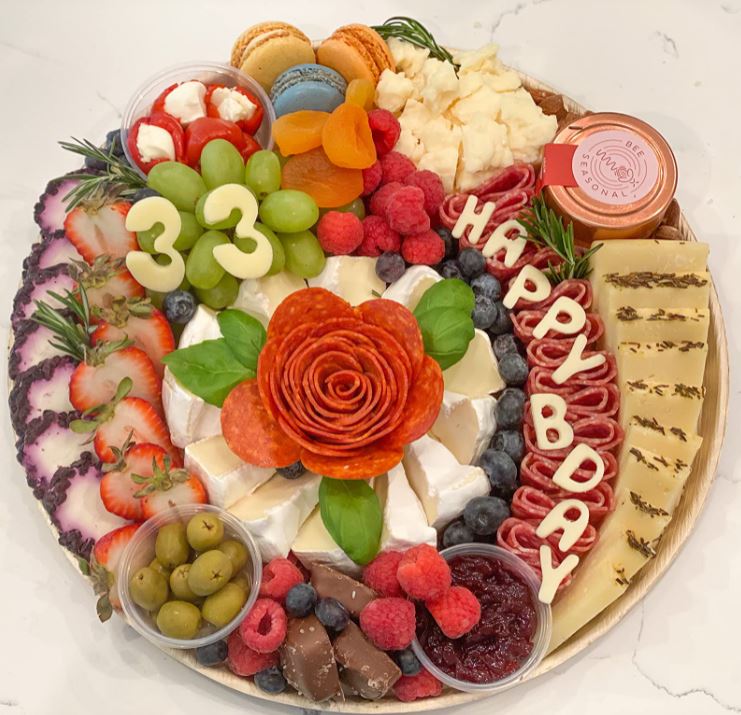 13" Inch Round Platter – Charity Leaf